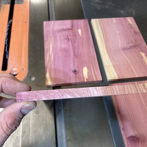 Aromatic Eastern Red Cedar, Four Boards, 3/8” X 5-1/4” X 8-1/2”. - Etsy