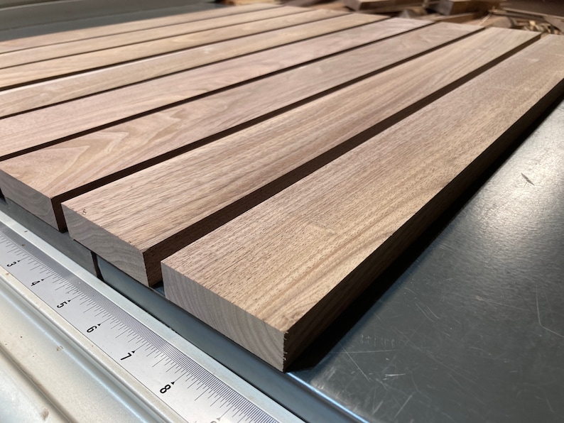 Black Walnut Slats 8 Pcs 3/4 X 2-1/2 X 25 S4S. | Etsy