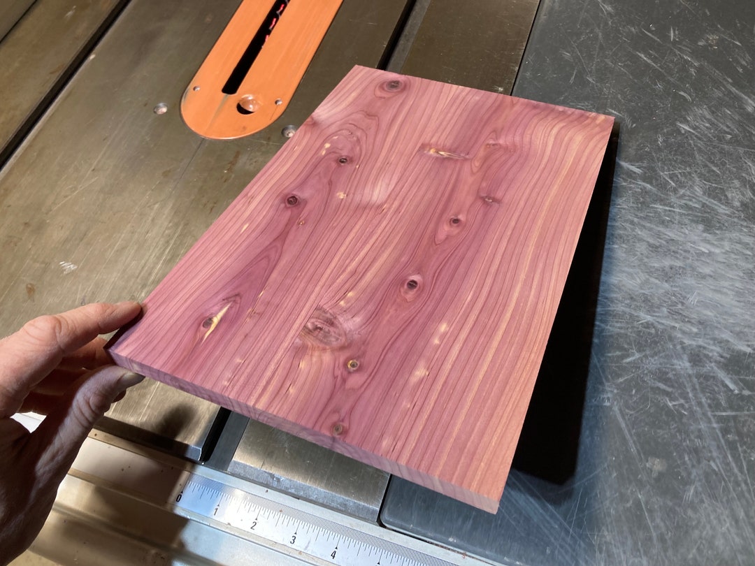 Aromatic Eastern Red Cedar, Two Boards, One at 1/2” X 8” X 12”, One at ...