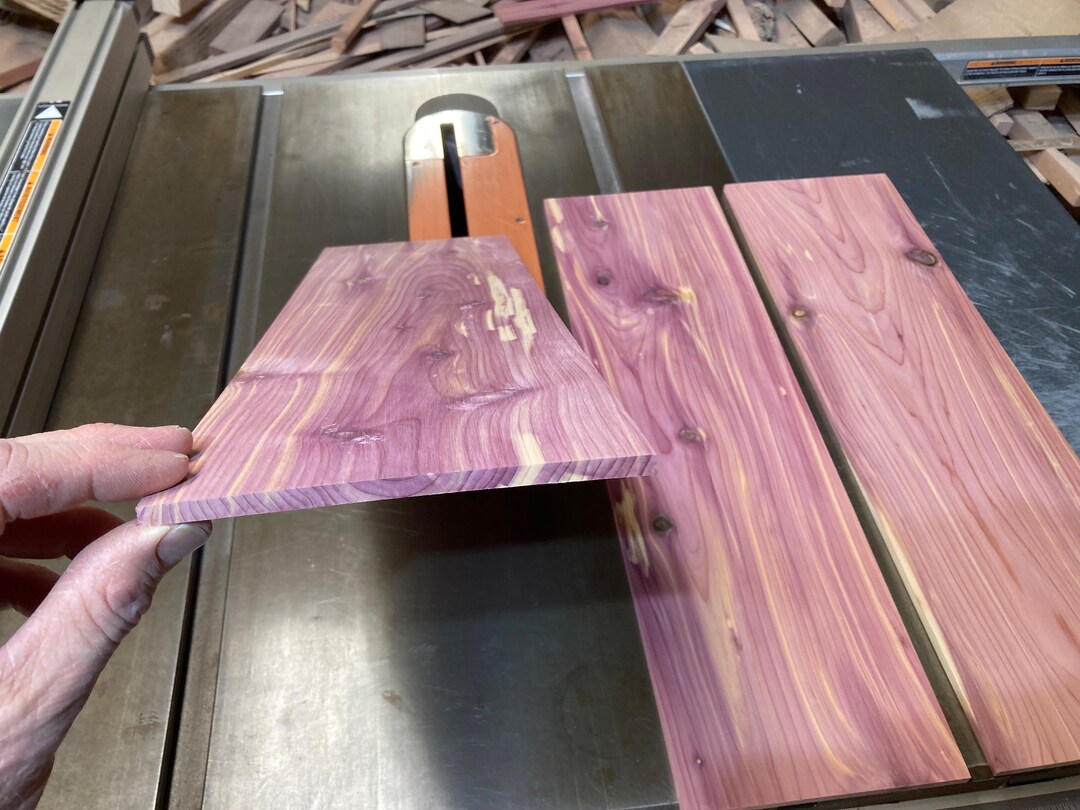 Aromatic Eastern Red Cedar, Three Boards, 1/4” X 5-1/4” X 18-1/2 ...