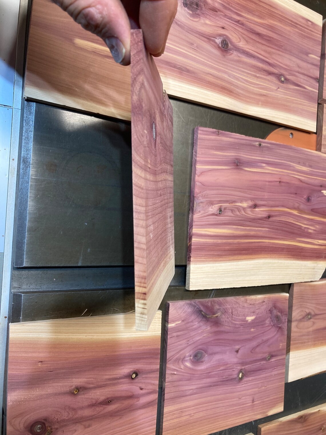 Eastern Red Cedar Craft Boards, Odd Lot Sizes, Some Defects. 1/4” Thick ...