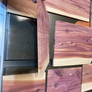 Eastern Red Cedar Craft Boards, Odd Lot Sizes, Some Defects. 1/4” Thick ...
