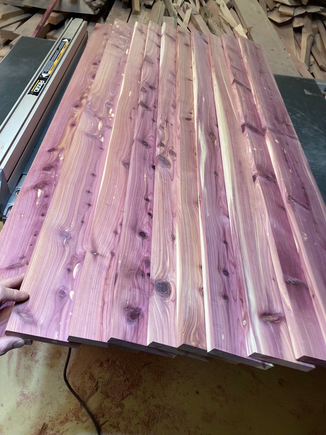 Ten Boards, Eastern Red Cedar, Approximately 3/4 X 4 X 48, Surface ...