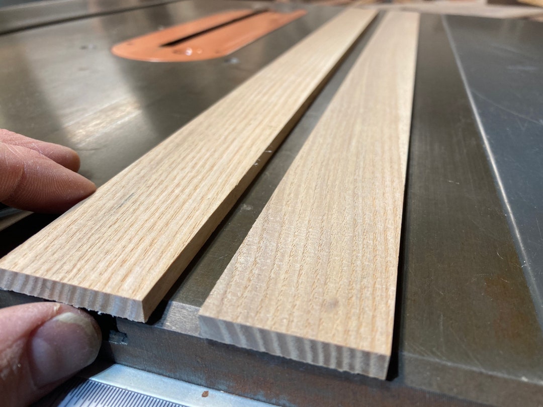 One White Ash Slat @ 1/4” X 1” X 21-1/2”, S4S. - Etsy