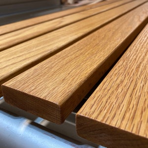 Red Oak Slats, Varnished, 12 Pieces Total, Nine at 3/4” X 2-1/2” X 48 ...