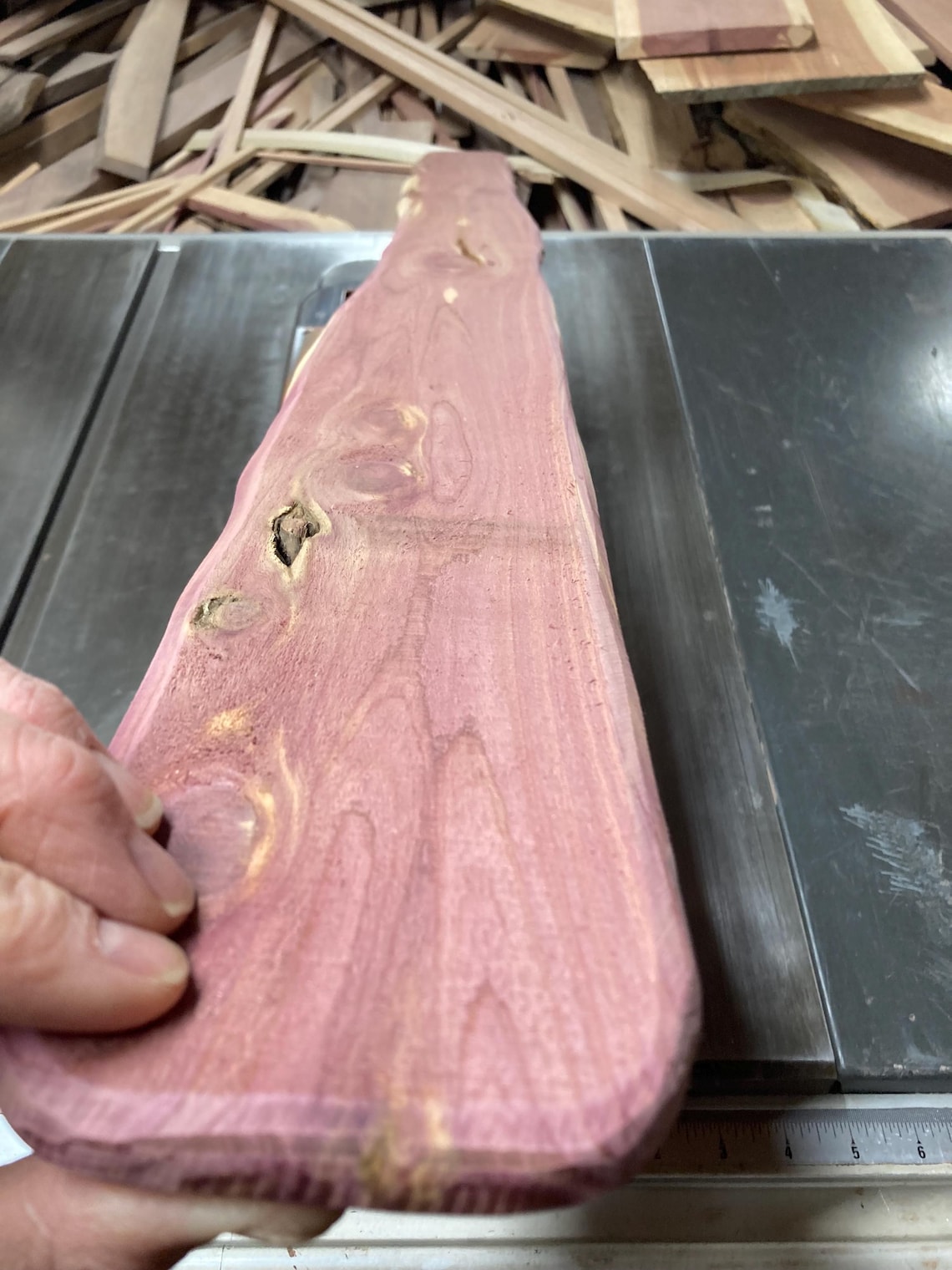 Rough Cut Eastern Red Cedar, 1 Live Edge Plant Climbing Wall at Approx ...