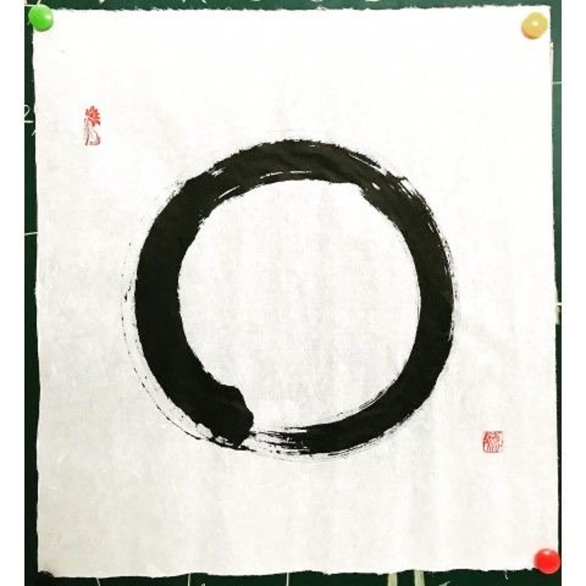 Procreate Brushes Stamps Circle Ink , Chinese Ink , Japan Style ...