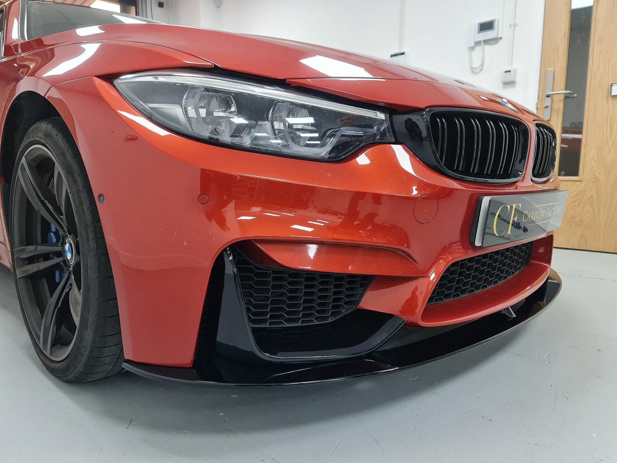 BMW F80 M3 F82 F83 M4 M Performance Style Gloss Black Front - Etsy