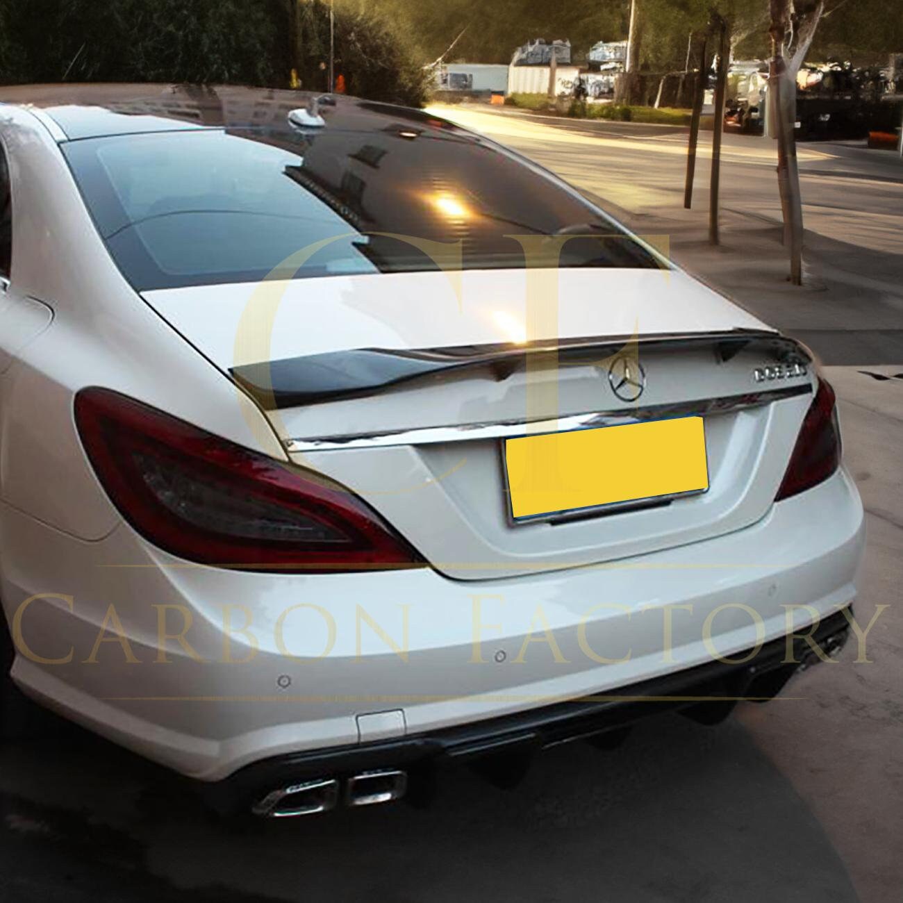 Mercedes Benz C218 CLS REN Style Carbon Fibre Boot Spoiler - Etsy UK