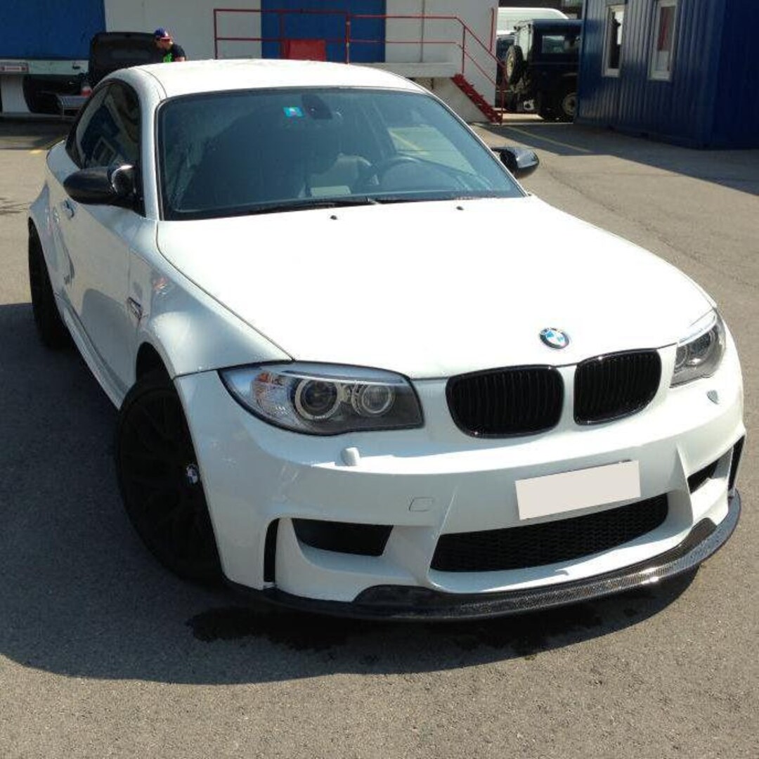 BMW E82 Coupe 1M Carbon Fibre Front Splitter V Style 07-14 - Etsy Portugal