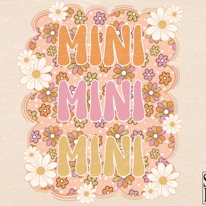 Mini PNG Girl Sublimation Design Little Girl Png Retro - Etsy