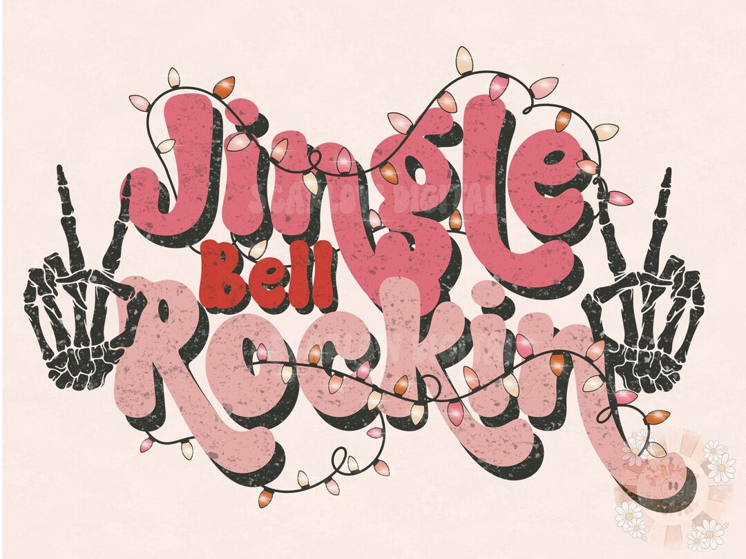 Jingle Rockin Png-christmas Sublimation Digital Design Download-rockin ...