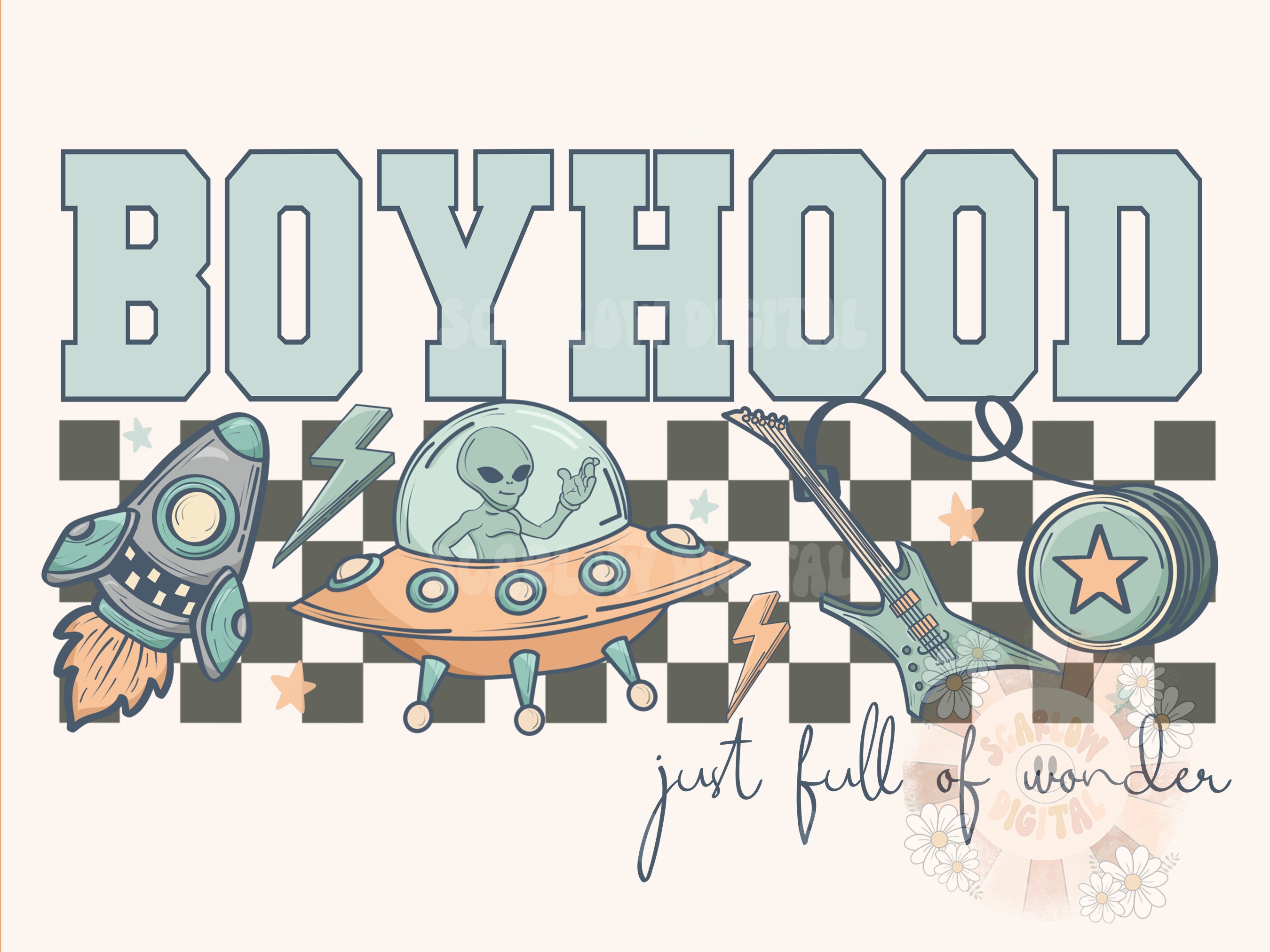 Little Boy PNG Sublimation Digital Design Download Alien Png - Etsy