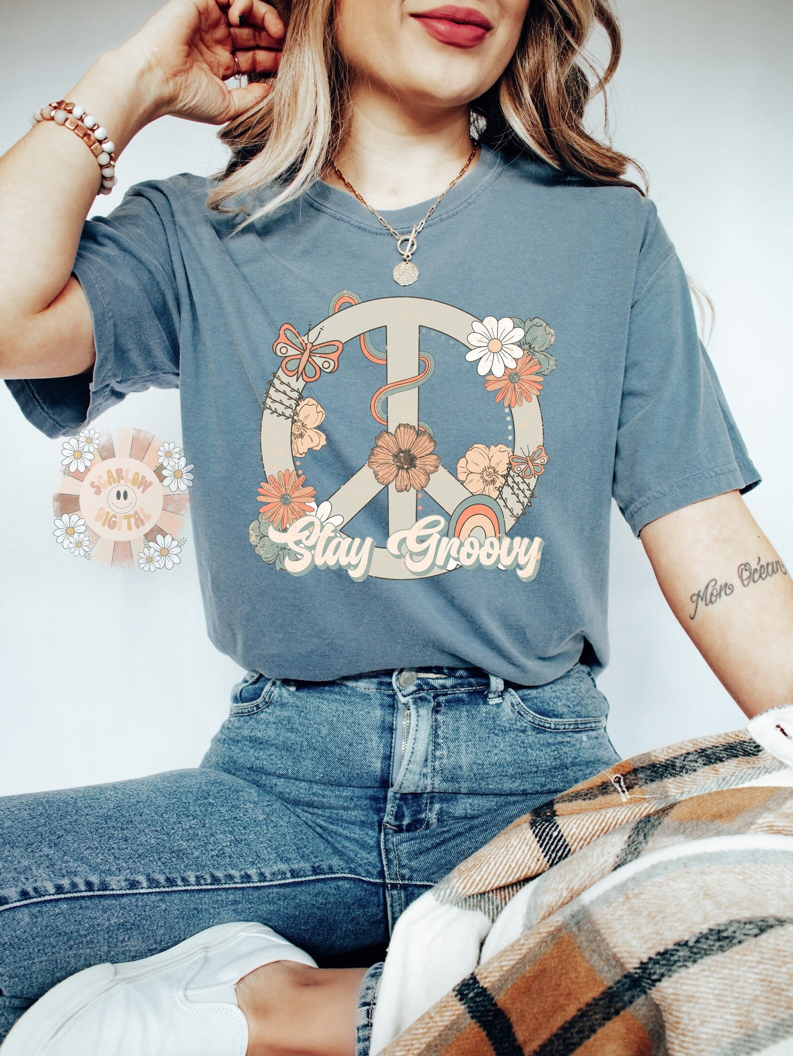 Stay Groovy Png-peace Sign Sublimation Digital Design - Etsy