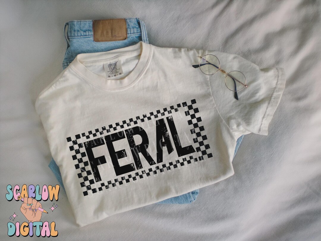 Feral PNG Digital Design, Kids Png, Png for Boys, Retro Kids Designs ...