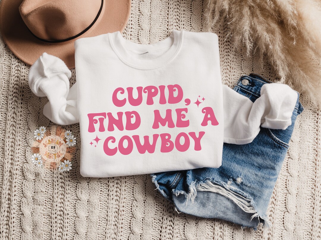 Cupid, Find Me A Cowboy SVG, Valentine’s Day SVG, Western SVG, Cowboy ...