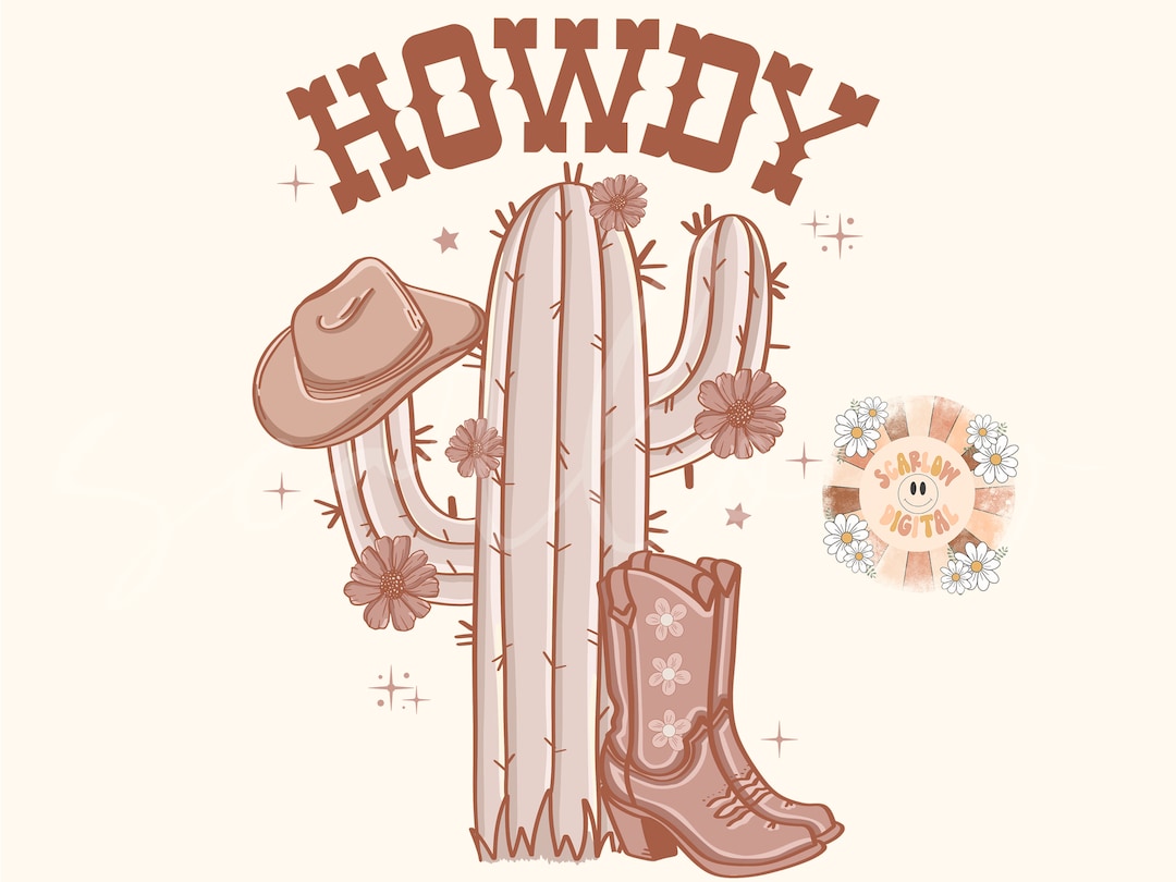 Howdy Png-western Sublimation Digital Design Download-cowgirl Png ...