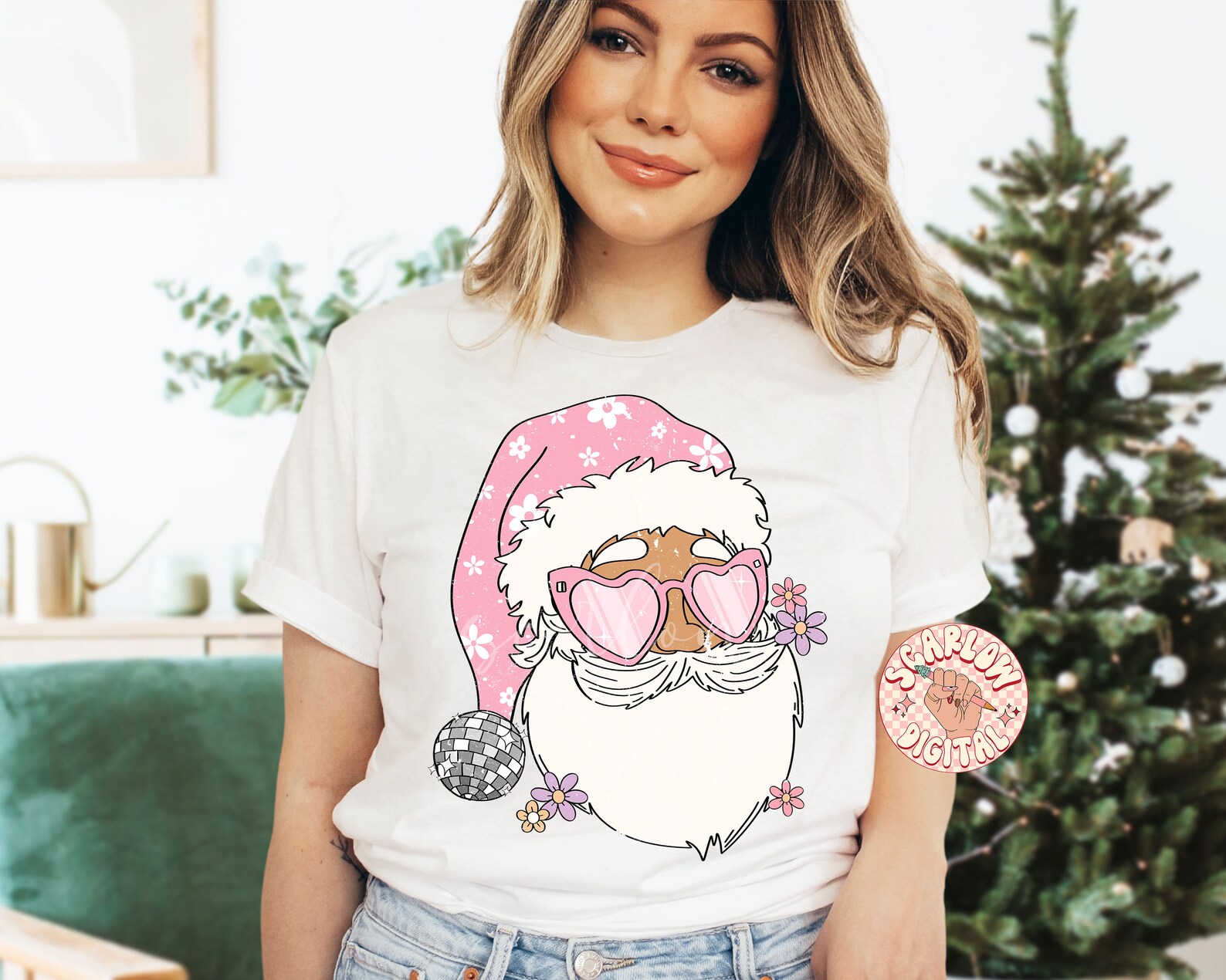 Disco Santa Claus Png-christmas Sublimation Digital Design Download ...