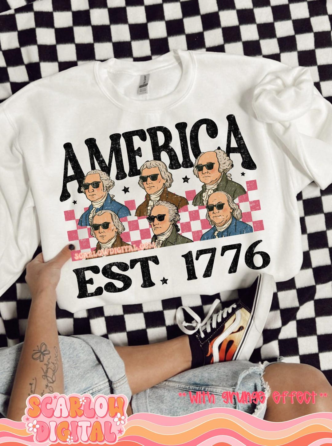 America Est. 1776 PNG Digital Design, Fourth of July Png, July 4th Png ...