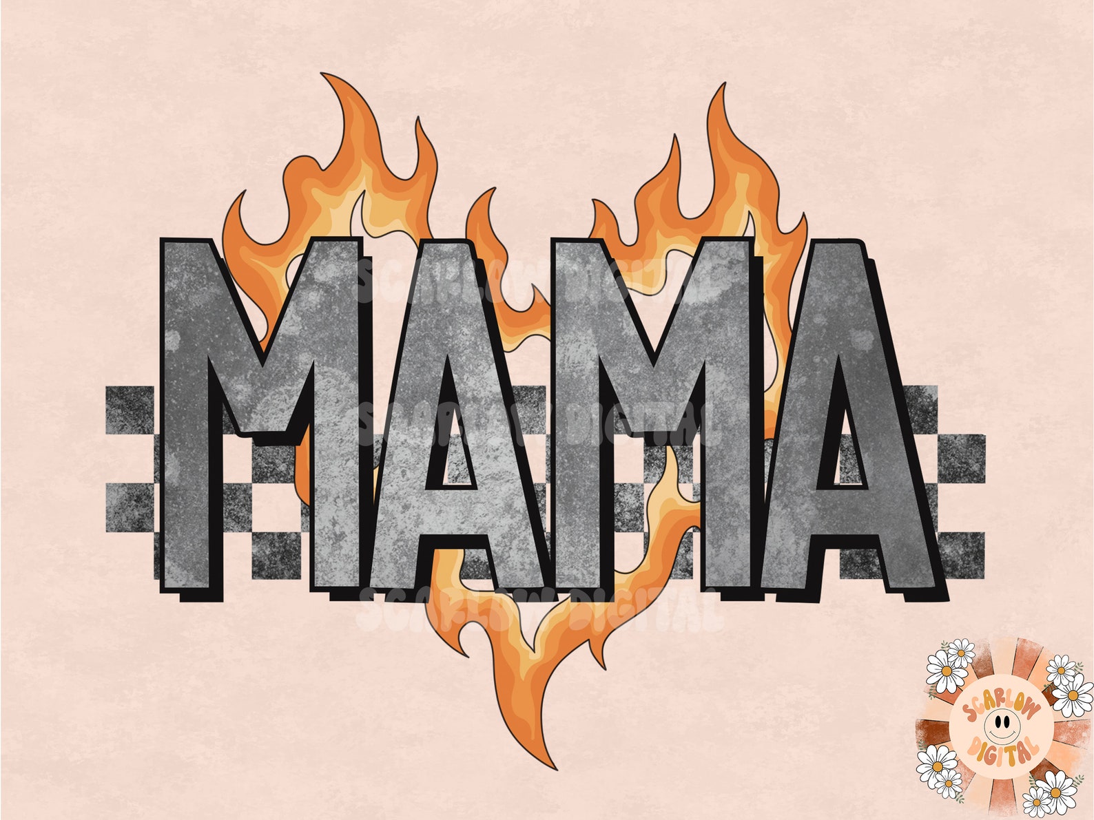 Rocker Mama PNG Sublimation Digital Design Download, Edgy Mama Png ...