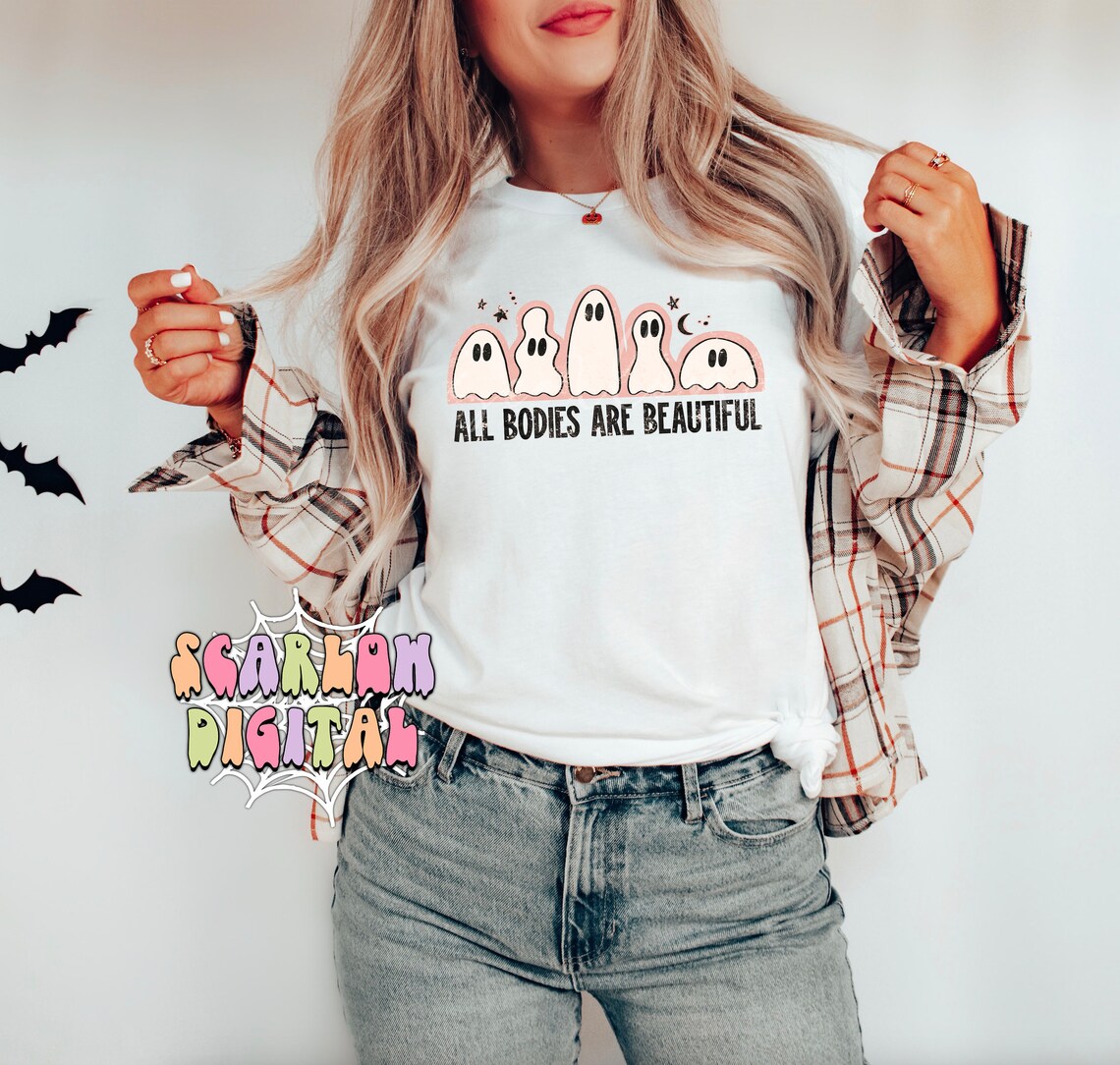All Bodies Are Beautiful Png-halloween Sublimation Digital Design ...