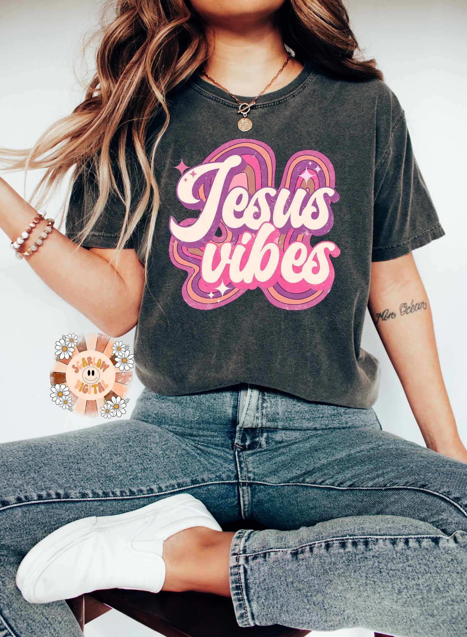 Jesus Vibes Png-retro Sublimation Digital Design - Etsy