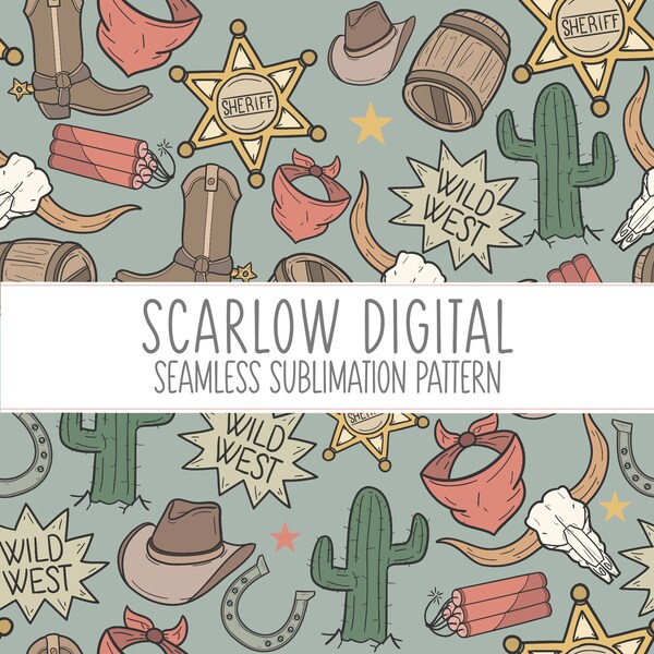 Western Pattern - Etsy