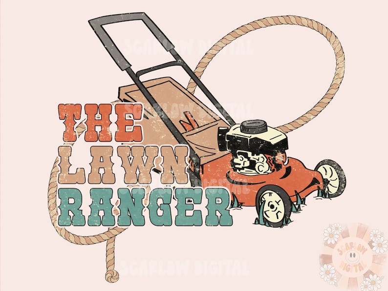 The Lawn Ranger Png-men Sublimation Digital Design - Etsy