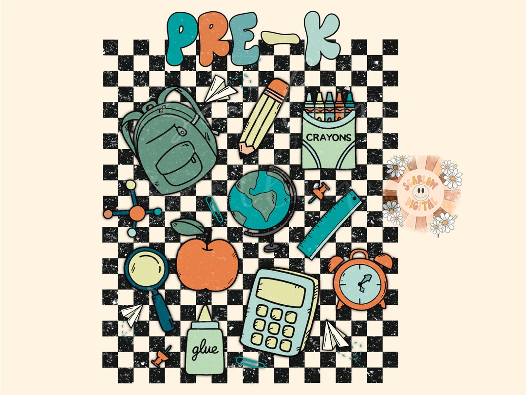 Pre-k Rocker Png-back to School Sublimation Digital Design Download ...