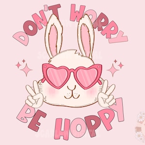 Be Hoppy Png-easter Sublimation Digital Design Download-spring Png ...