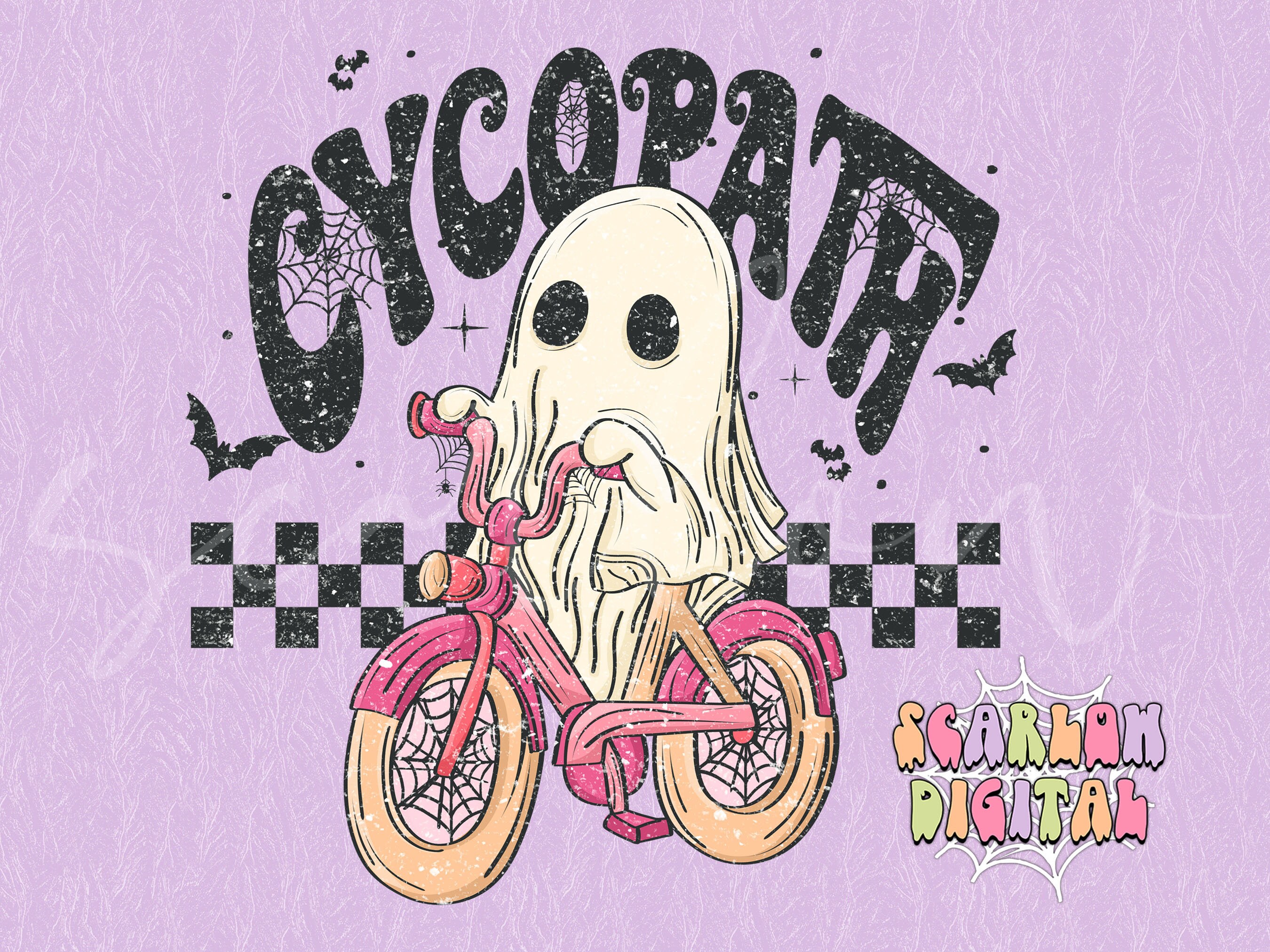 Cycopath Png-halloween Sublimation Digital Design Download-bicycle Png ...
