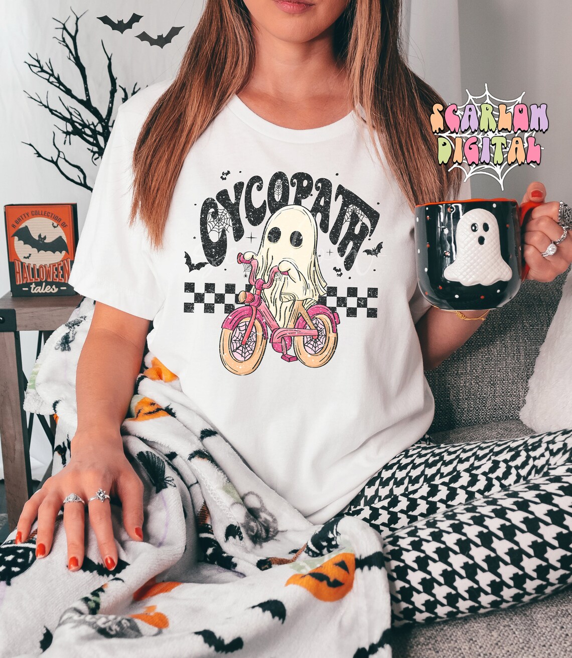 Cycopath Png-halloween Sublimation Digital Design Download-bicycle Png ...