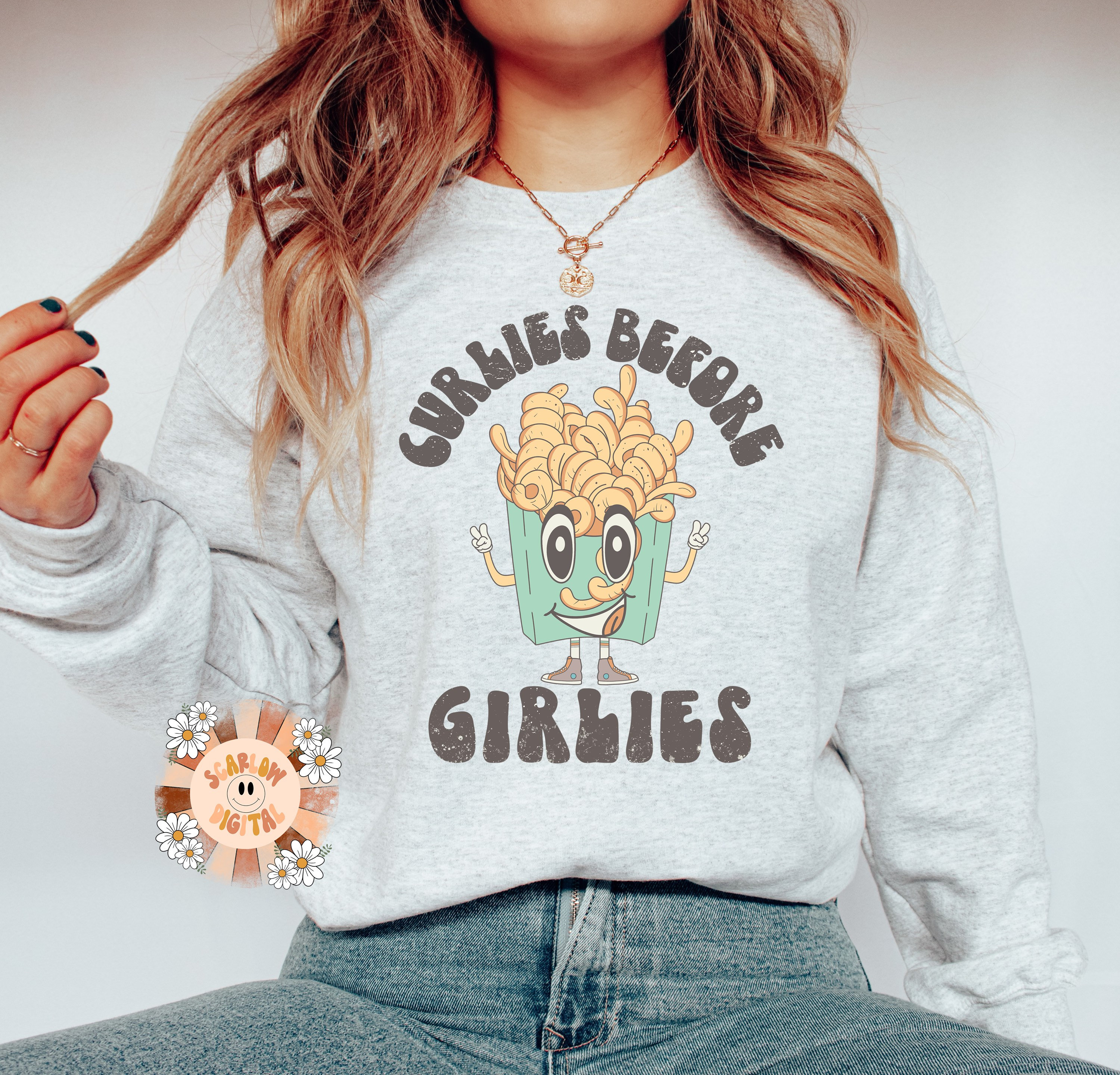 Curlies Before Girlies Png-valentines Day Sublimation Digital - Etsy