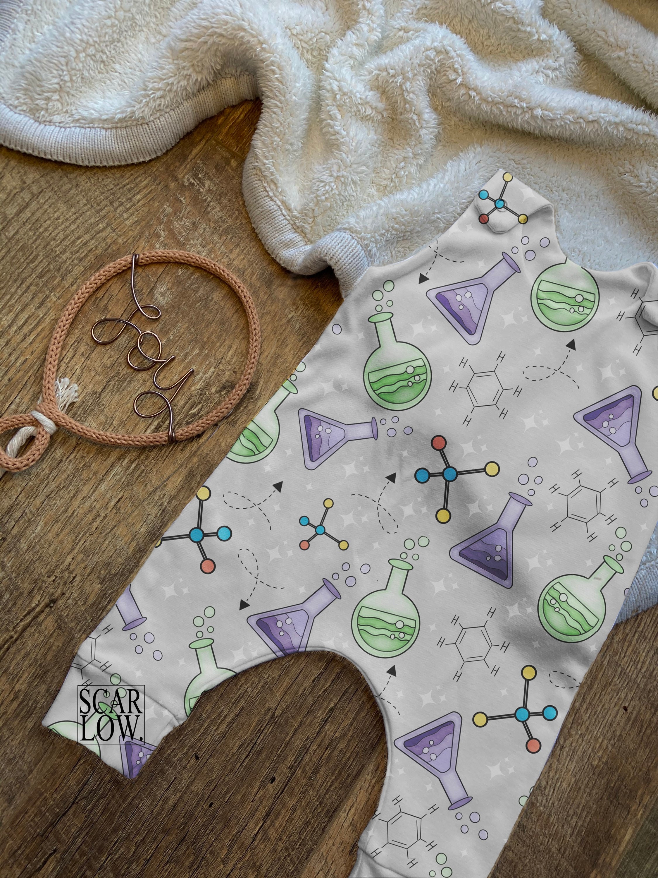 Science Experiment Seamless Sublimation File Digital Design | Etsy