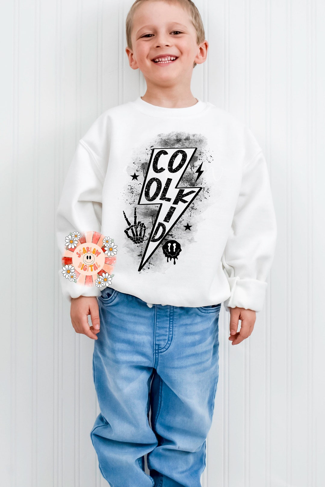 Cool Kid Png-rocker Sublimation Digital Design Download-rocker Boy Png ...