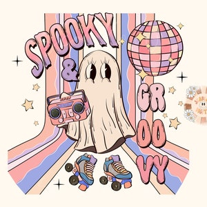 Spooky and Groovy Png-halloween Sublimation Digital Design Download ...