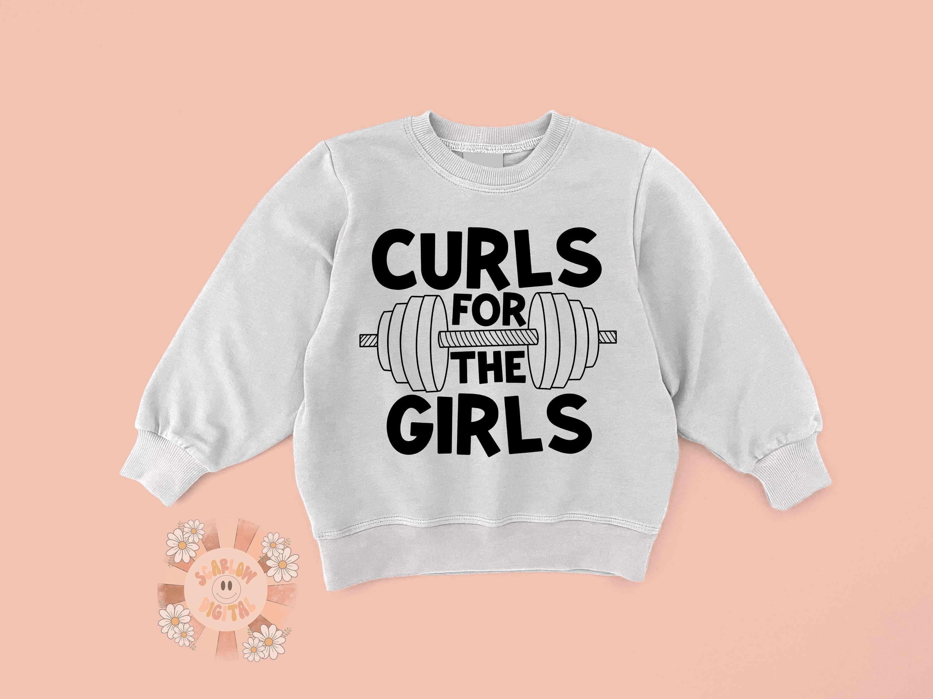 Curls for the Girls Svg-valentines Day Cricut Cut File-little - Etsy