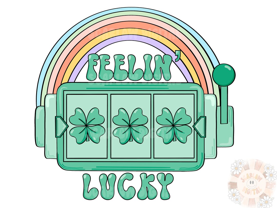 Feeling' Lucky Png-saint Patrick's Day Sublimation Digital Design ...