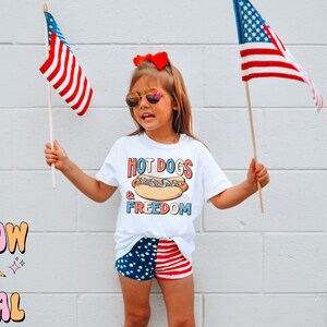 Hot Dogs and Freedom Png-july 4th Sublimation Digital Design Download ...