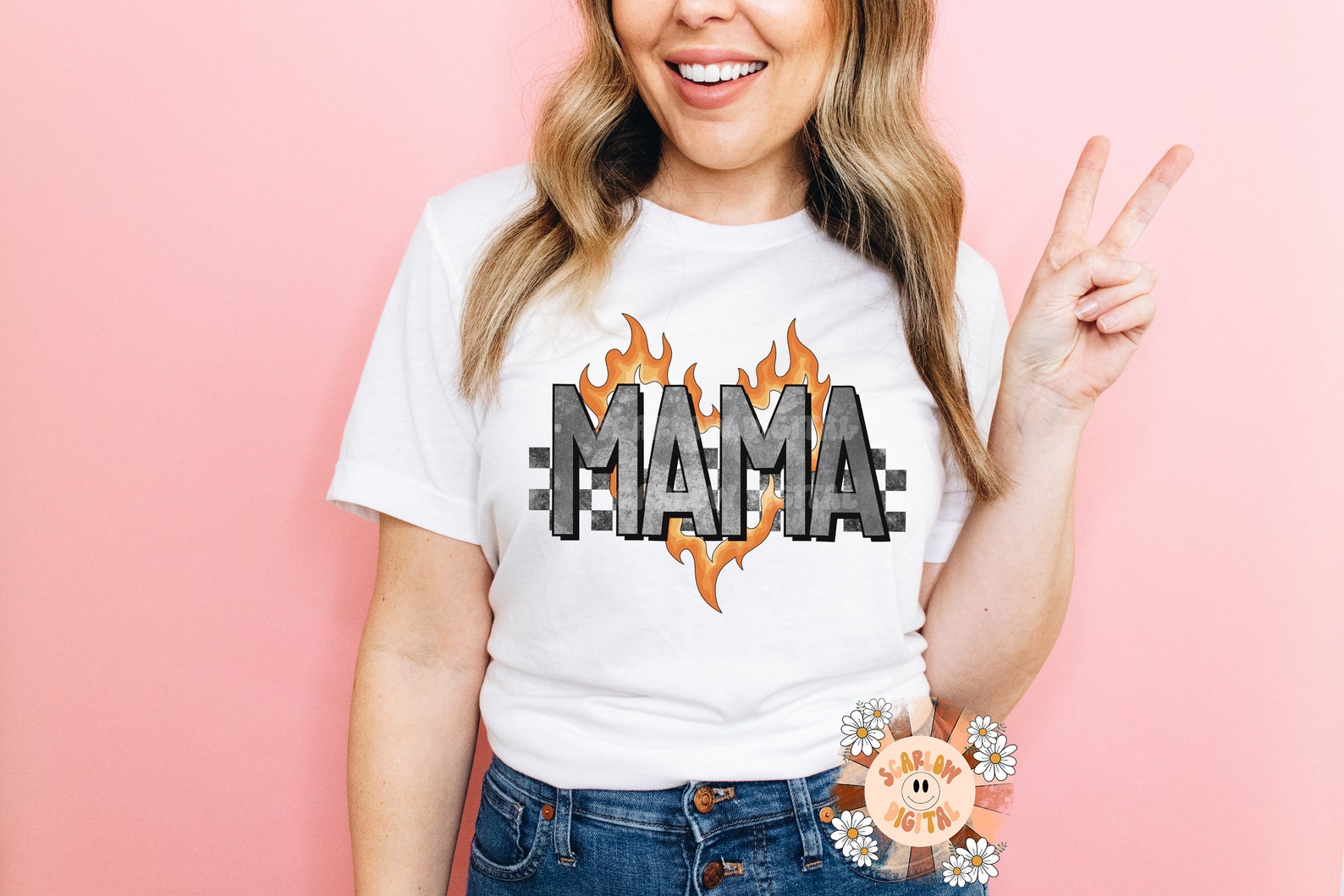 Rocker Mama PNG Sublimation Digital Design Download, Edgy Mama Png ...
