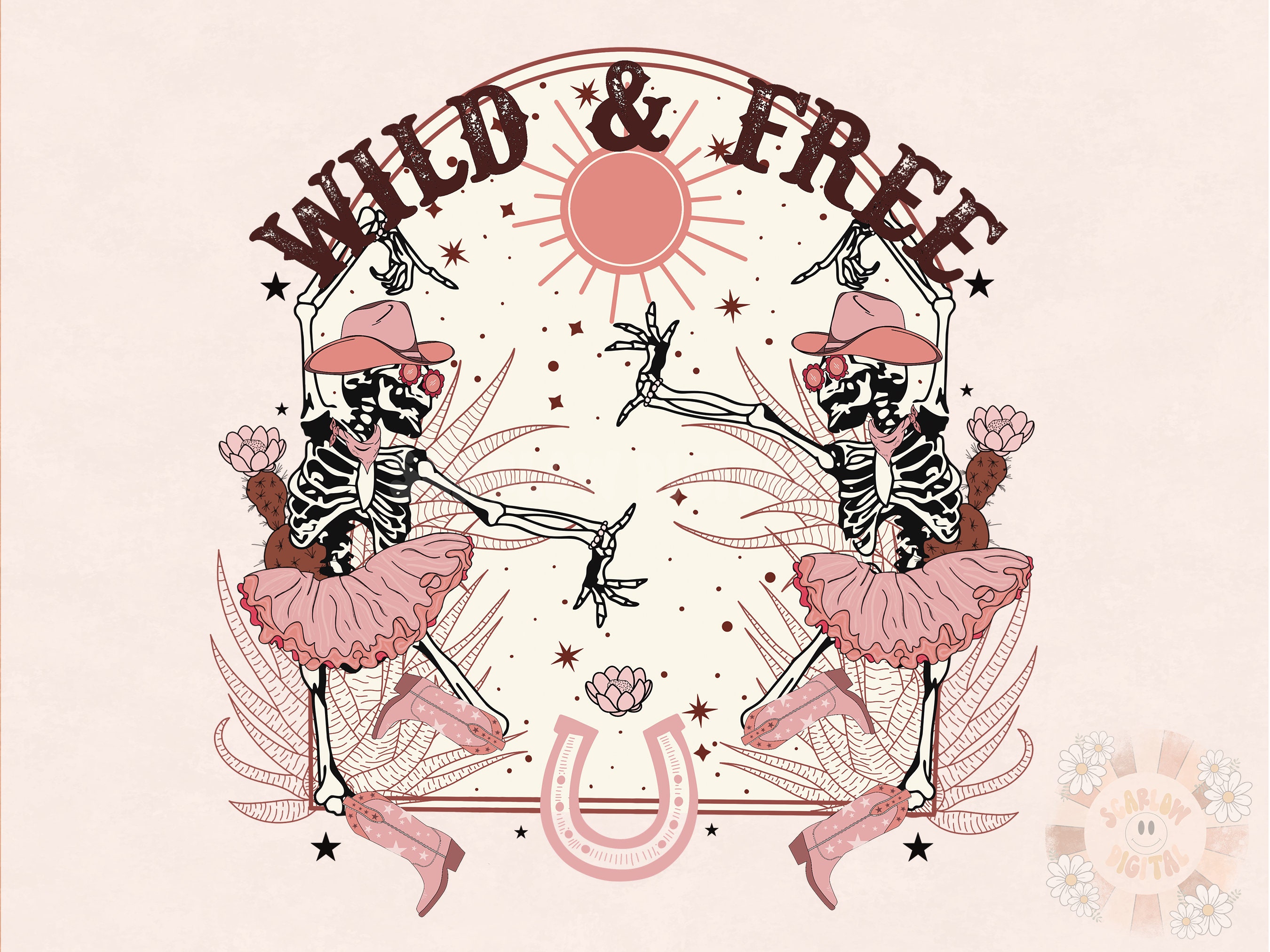 Wild and Free Png-western Sublimation Digital Design - Etsy