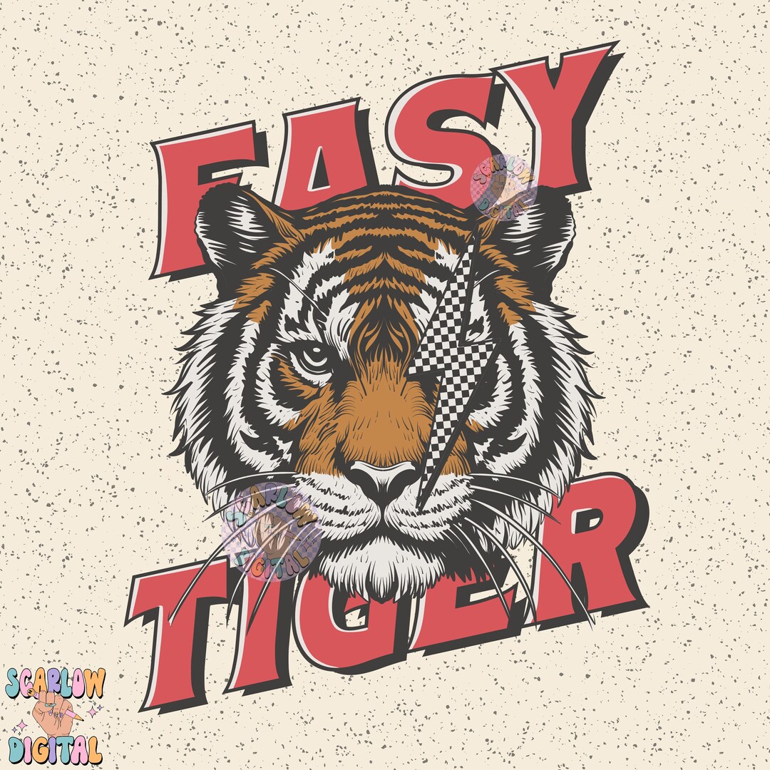 Easy Tiger PNG Digital Design Download, Grunge Png, Edgy Png ...