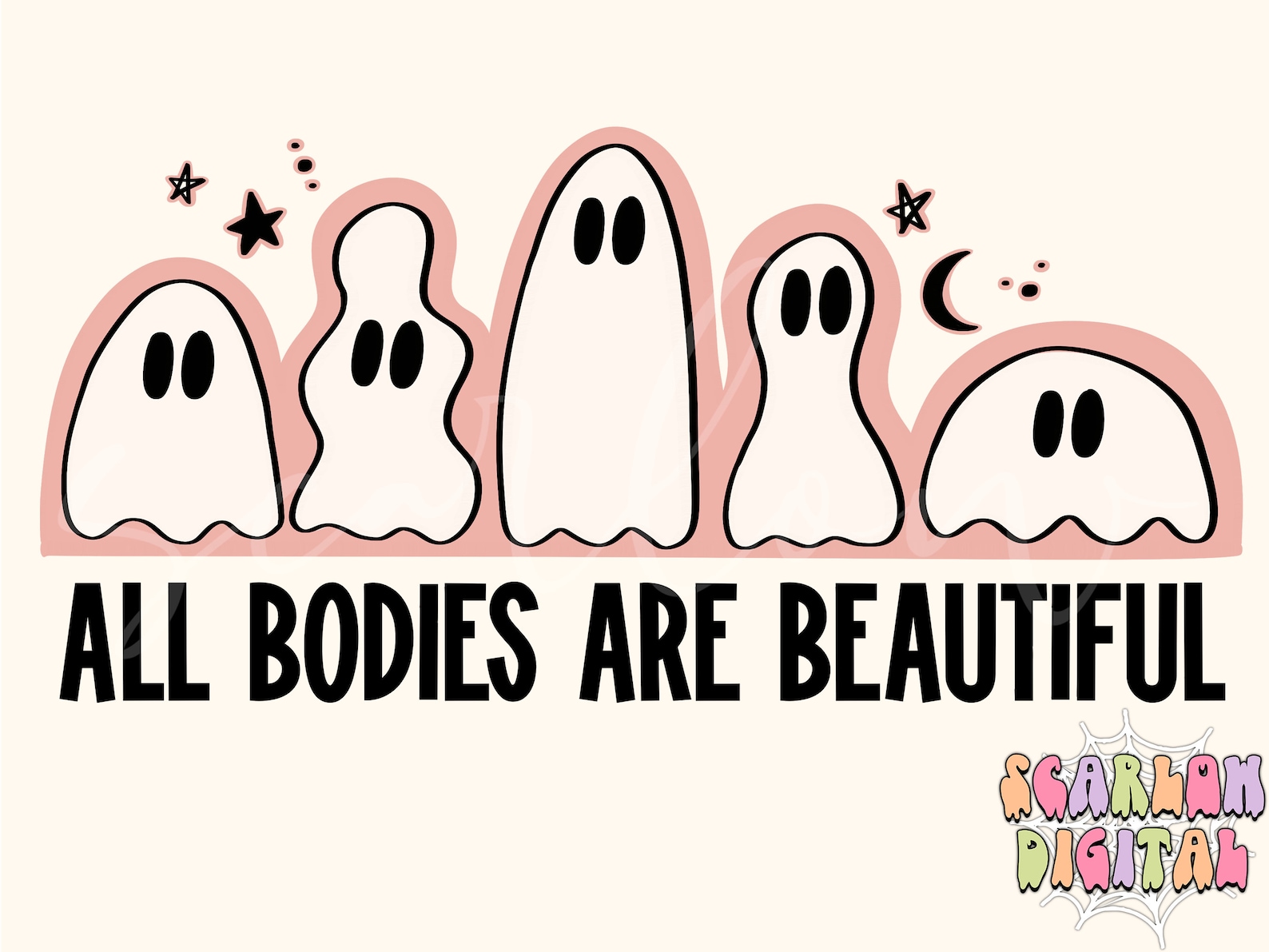 All Bodies Are Beautiful Png-halloween Sublimation Digital Design ...