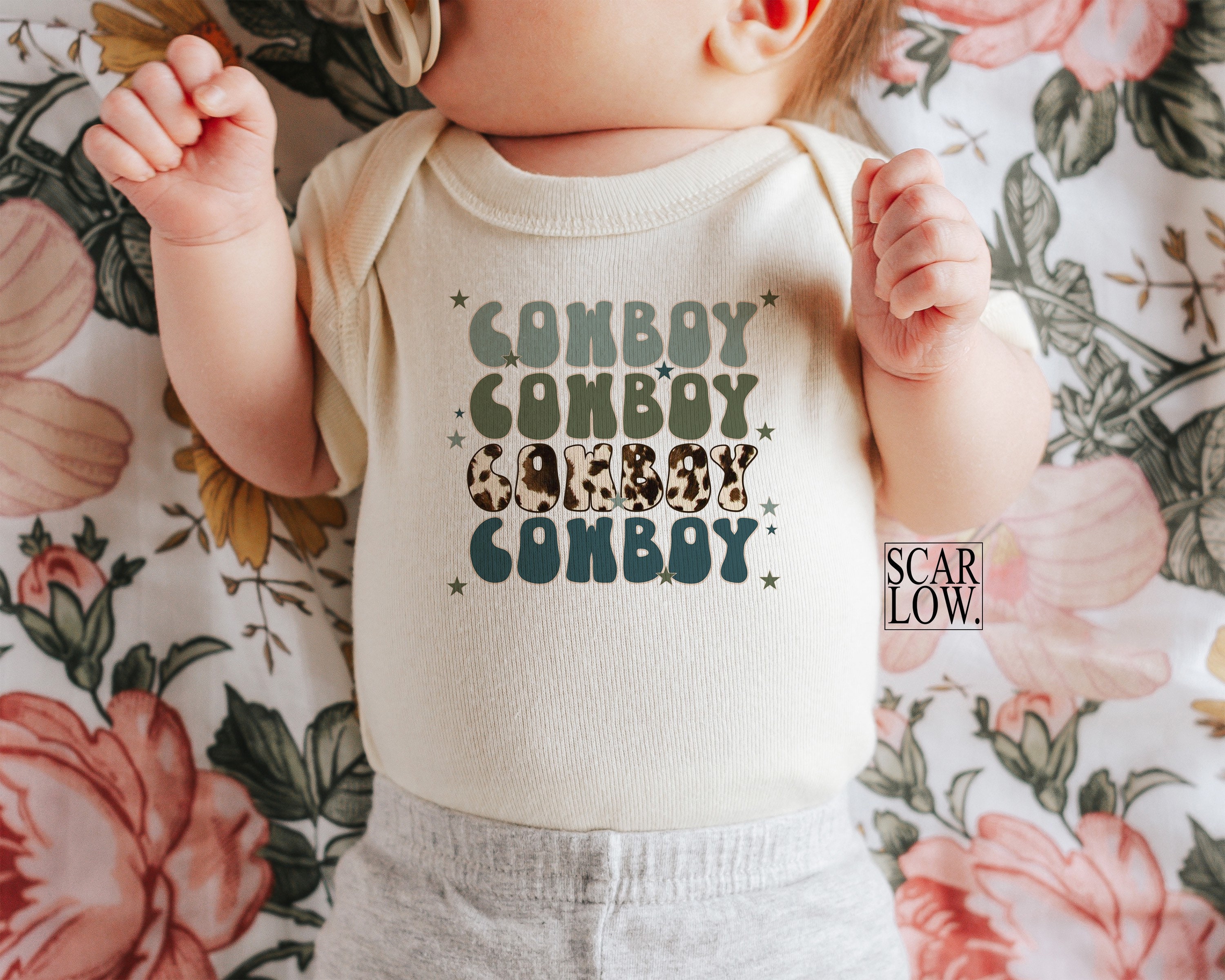 Cowboy Cowhide Western PNG Sublimation Design Download Little - Etsy