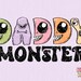 Daddy Monster Png-halloween Sublimation Digital Design - Etsy