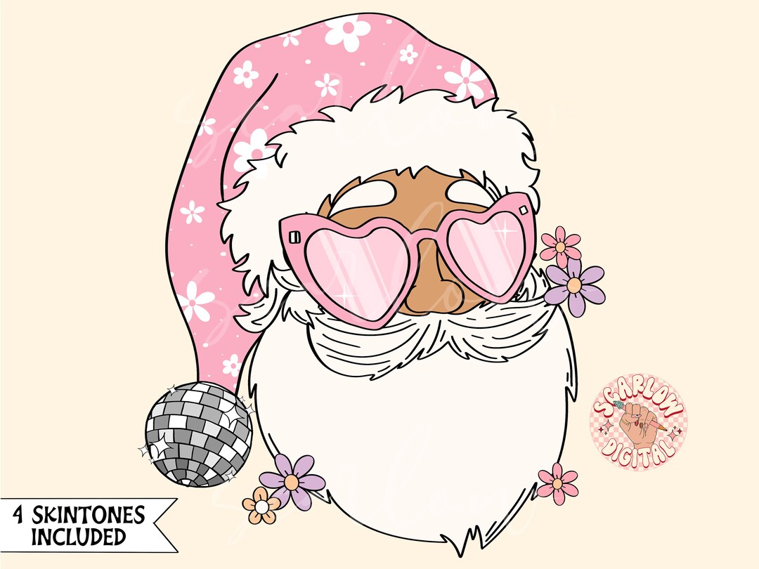 Disco Santa Claus Png-christmas Sublimation Digital Design Download ...