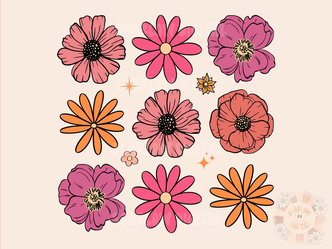 Flowers Png-spring Sublimation Digital Design Download-floral Png ...