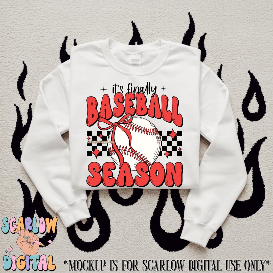 Finally Baseball Season PNG Digital Design, Baseball Mama Png, Checkers ...