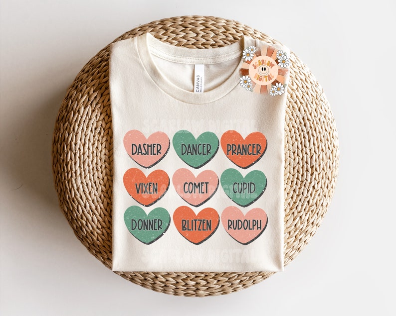 Santa’s Reindeer Png-christmas Sublimation Digital Design Download-xmas ...