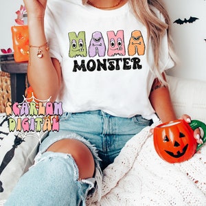 Mama Monster Png-halloween Sublimation Digital Design Download-spooky ...